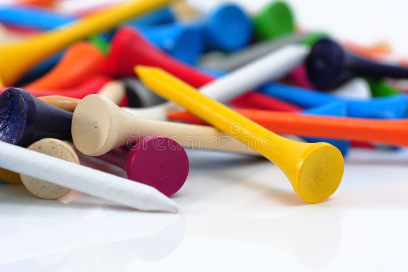 Golf Tees stock image. Image of competition, sports, objects - 33621583
