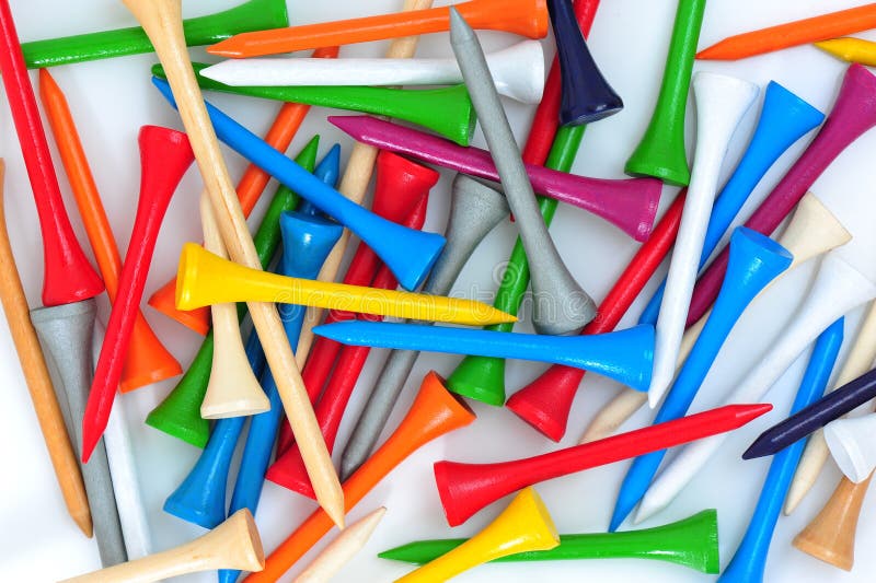Golf Tees stock image. Image of multi, sports, objects - 33621613