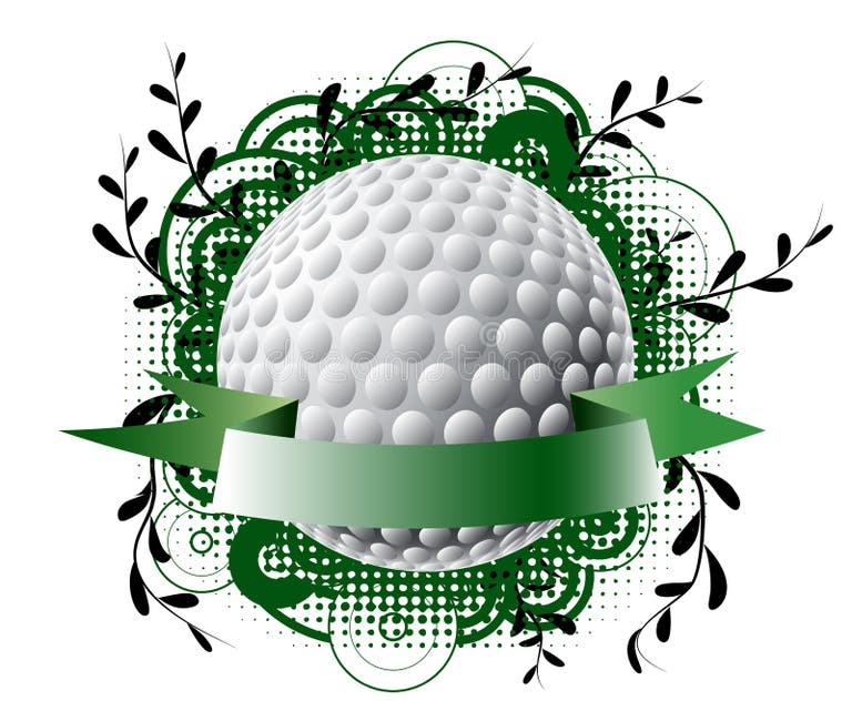 Golf theme banner stock illustration. Illustration of headline - 21162934