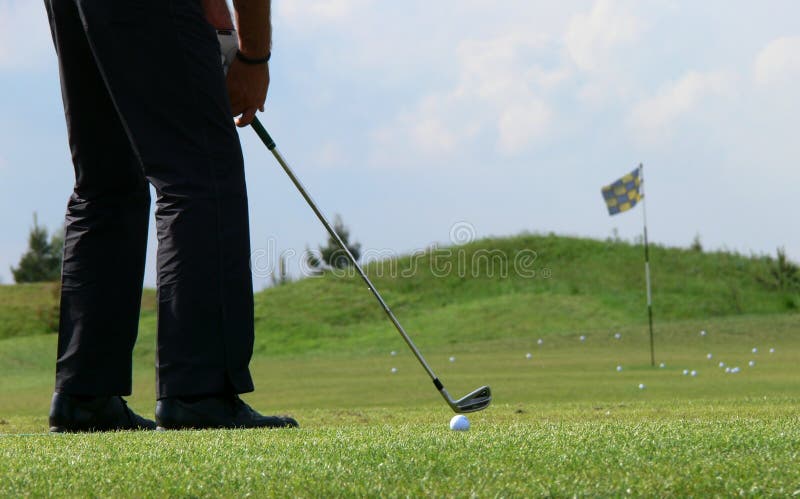 Golf training stock photo. Image of outdoors, games, golf - 6491692