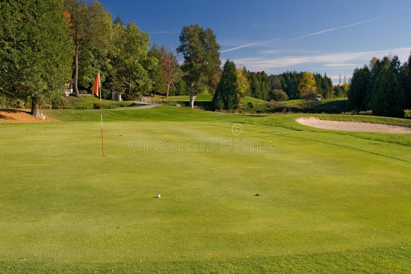 Perfect Golf Course stock image. Image of greens, birdie - 6364191