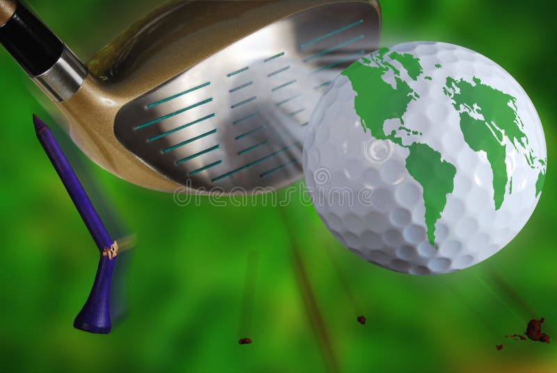 Golf world stock photo. Image of sport, recreation, globe - 25372072