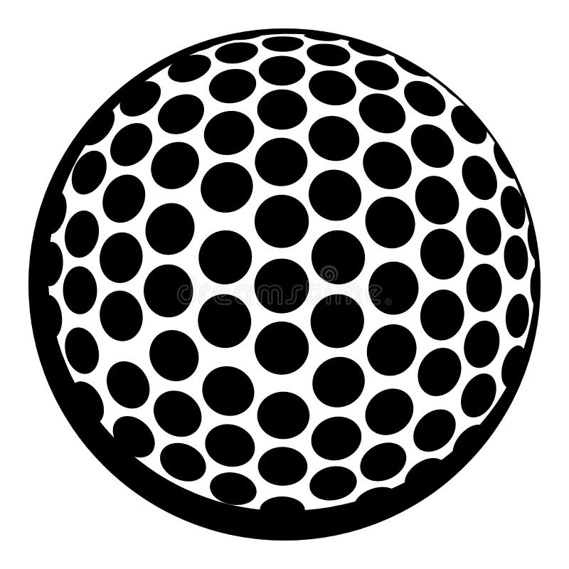 Golfbalpictogram, Pictogrambeeldverhaal Vector Illustratie ...