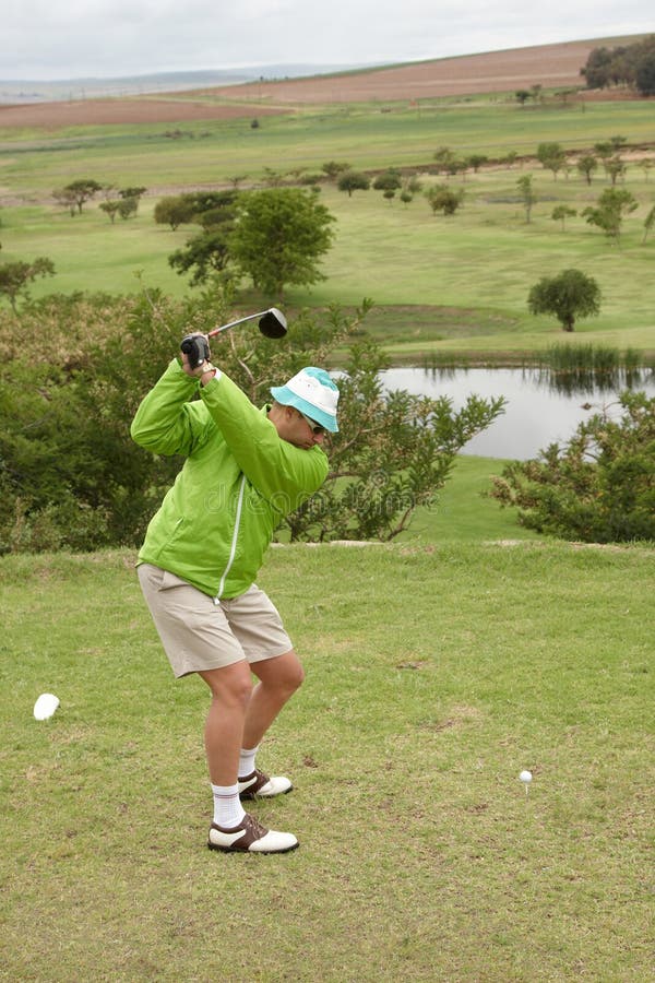 Golfer backswing stock photo. Image of competition, golfer - 13403894
