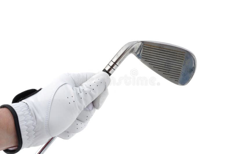 Golfer Holding an Iron stock photo. Image of leisure - 12947218