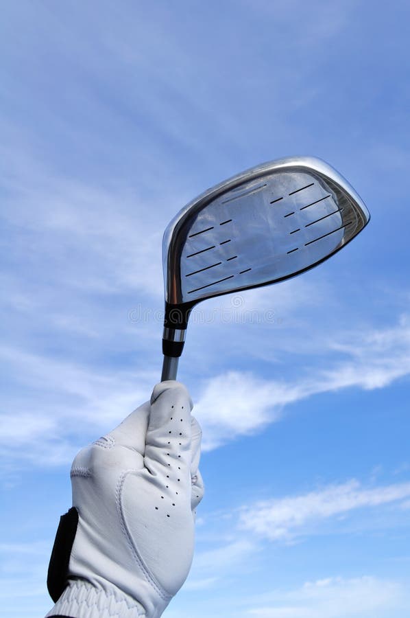 Golfer Holding a Metal Driver Stock Image - Image of driver, leisure ...