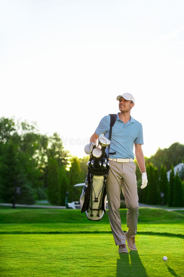 Golfer stock image. Image of activity, equipment, lawn - 65290871