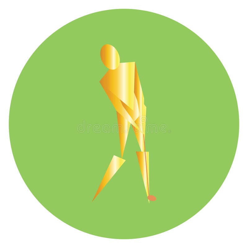 Geometric Golfer Stock Illustrations – 468 Geometric Golfer Stock ...