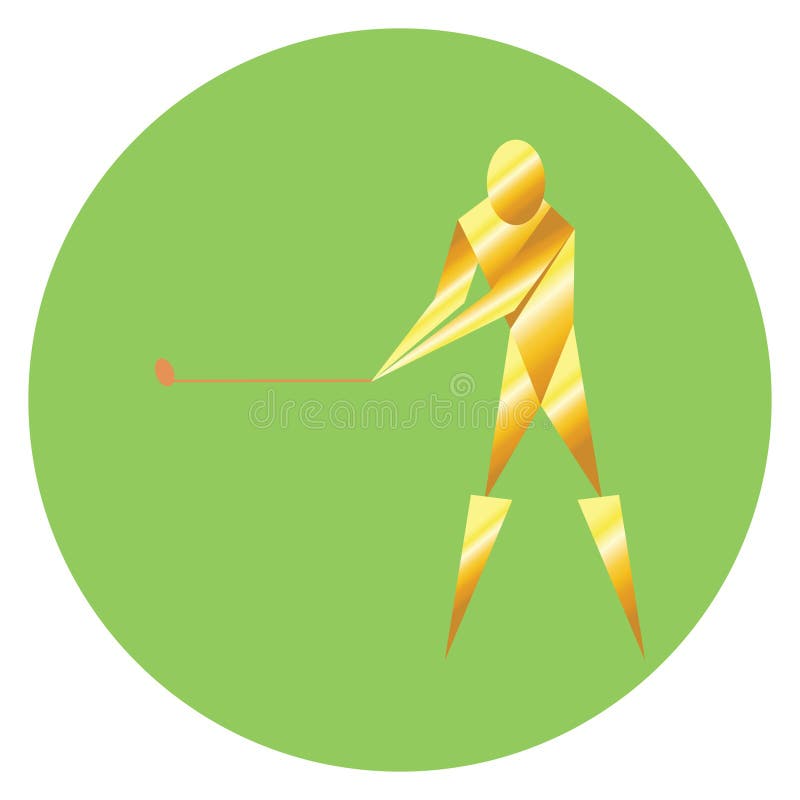 Geometric Golfer Stock Illustrations – 468 Geometric Golfer Stock ...