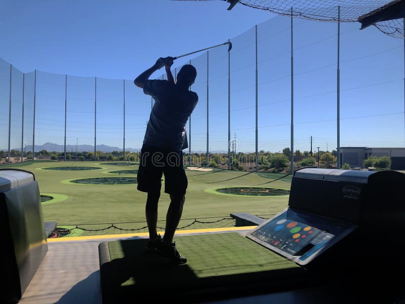 Golf Driving Range. editorial photography. Image of overview - 145794867