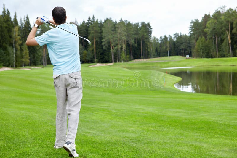 Golfing stock image. Image of lifestyle, golf, male, competitive - 22369767