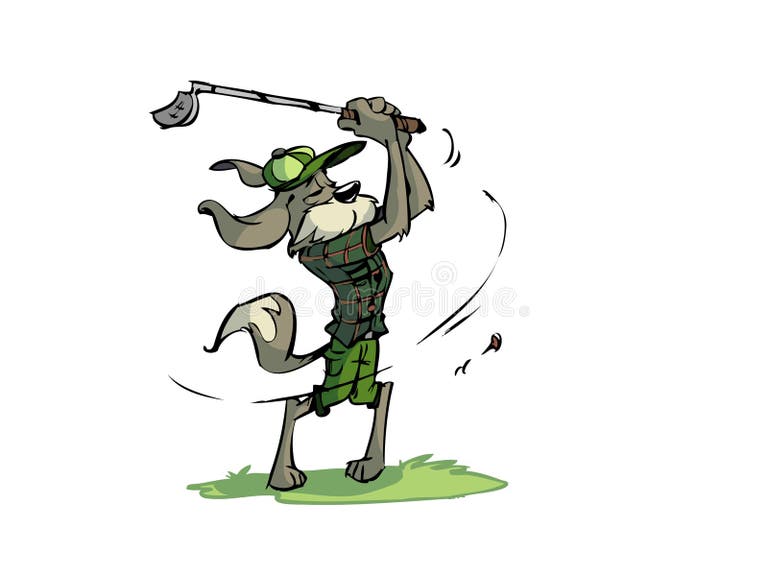 Cartoon Golf Dog Stock Illustrations – 252 Cartoon Golf Dog Stock ...