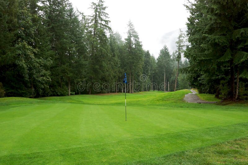 Golfing Golf Course stock image. Image of flag, checkered - 65001401