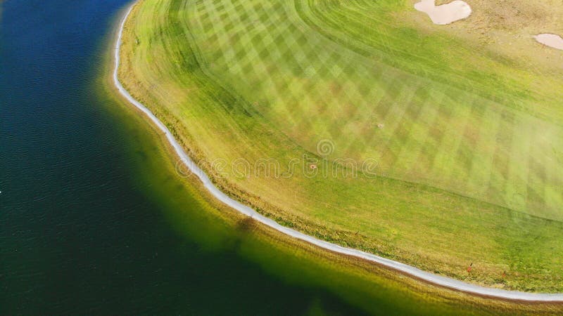 Golfing. Golf Course Aerial. Stock Photo - Image of play, landscape ...