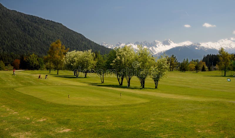 Golfplatz Golfacademy-Seefeld Editorial Photo - Image of holiday ...