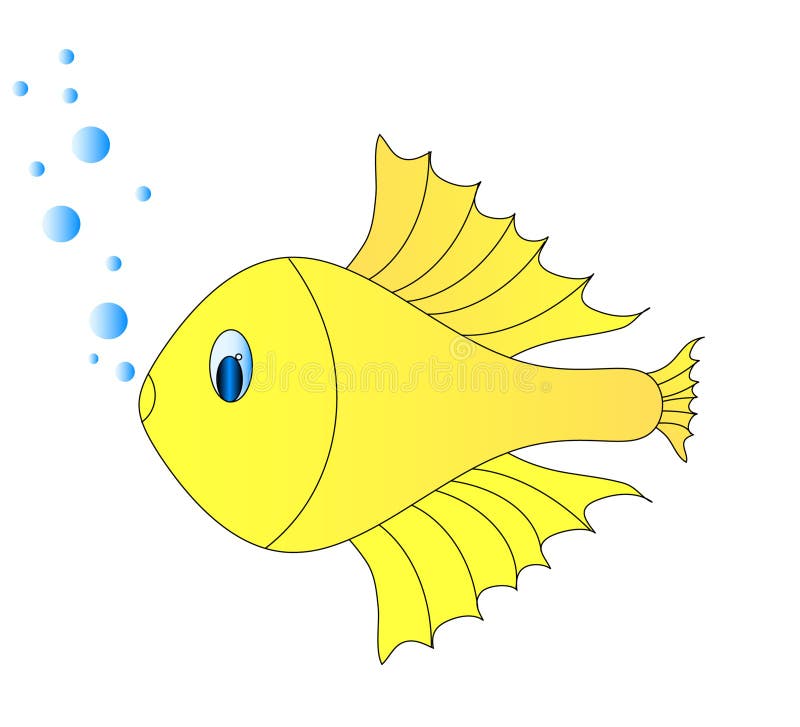 Fish lamp cartoon stock illustration. Illustration of rare - 33583382