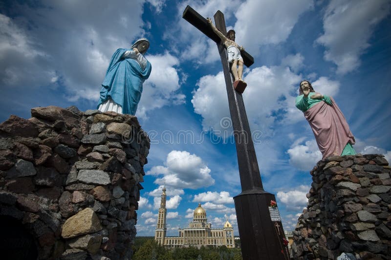 Golgotha stock photo. Image of crucifix, symbol, christianity - 17034446