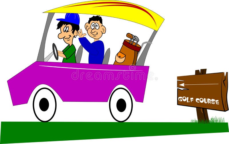 Golfing dog stock illustration. Illustration of grey - 12736544