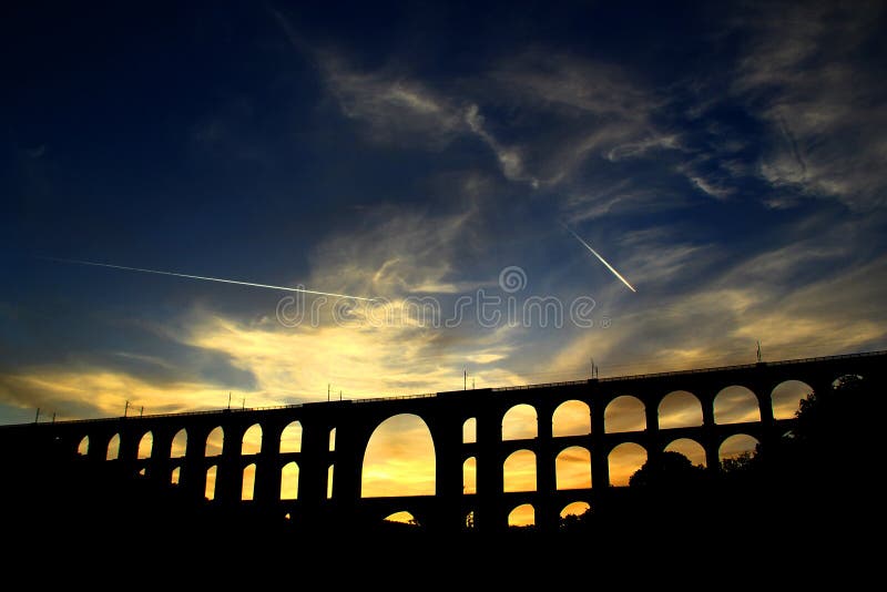 Goltzsch Viaduct, a Railway Bridge in Germany. it is the Largest Brick ...