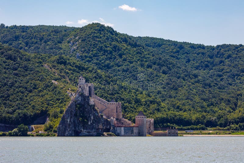 Golubac Castle Iron Gates Serbia Contrast Sun Photo Stock Photo - Image ...