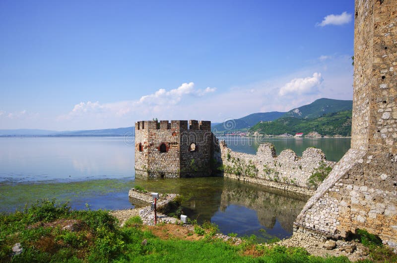 Golubac castle in Serbia stock image. Image of ancient - 32627465
