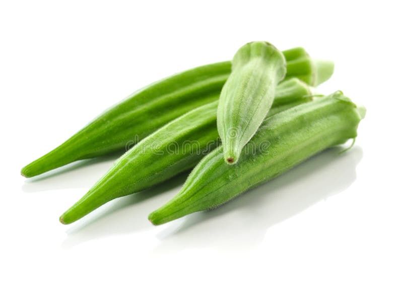 Gombo image stock. Image du graine, légumes, collant - 15557615