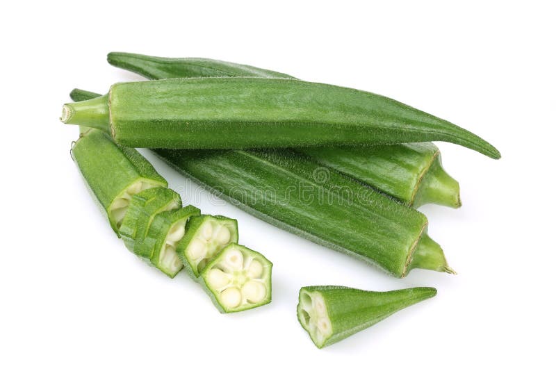 Okra frais image stock. Image of cosses, cuisine, nourriture - 55907293