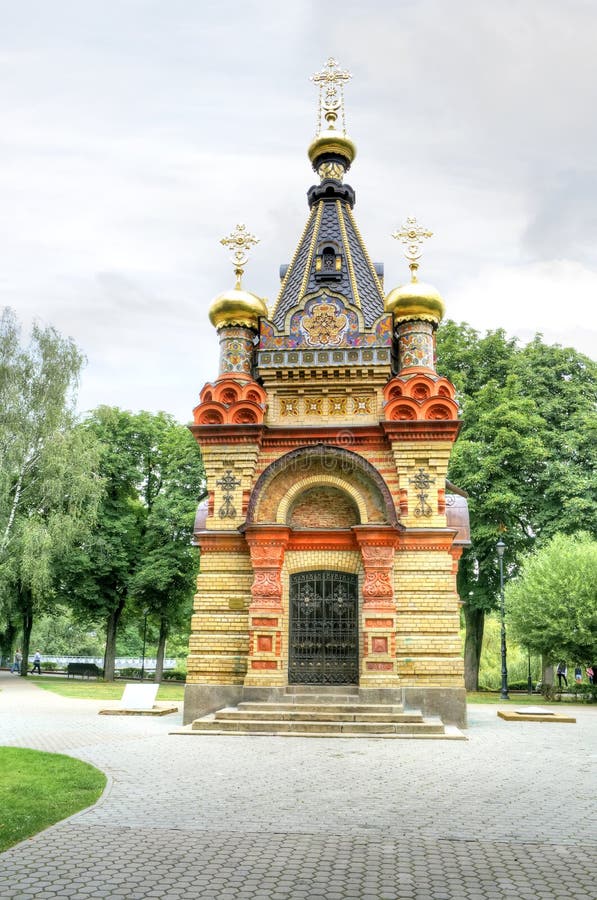 Gomel. the Palace chapel stock image. Image of chapel - 109682815