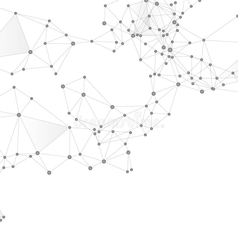 Gometric Plexus Structure Cybernetic Concept Stock Vector Illustration Of Background Network