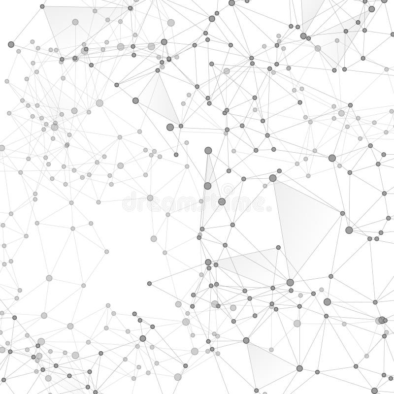 Gometric Plexus Structure Cybernetic Concept Stock Vector Illustration Of Background Digital