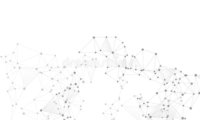 Gometric Plexus Structure Cybernetic Concept Stock Vector