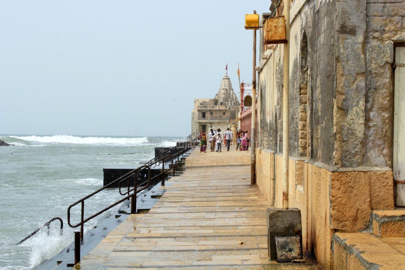 The Gomti Ghat in Dwarka editorial photo. Image of river - 236826126