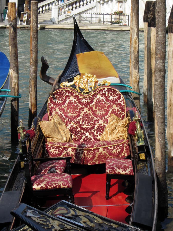 Gondola Chair stock image. Image of pilings, venice, boat - 27294563