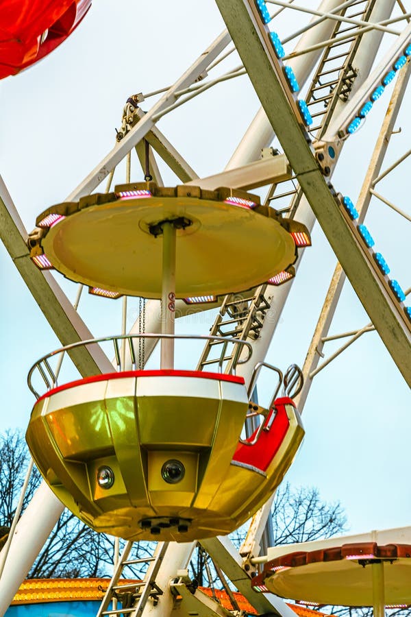 Gondolas of a Ferris Wheel at a Fair Editorial Photo - Image of ...