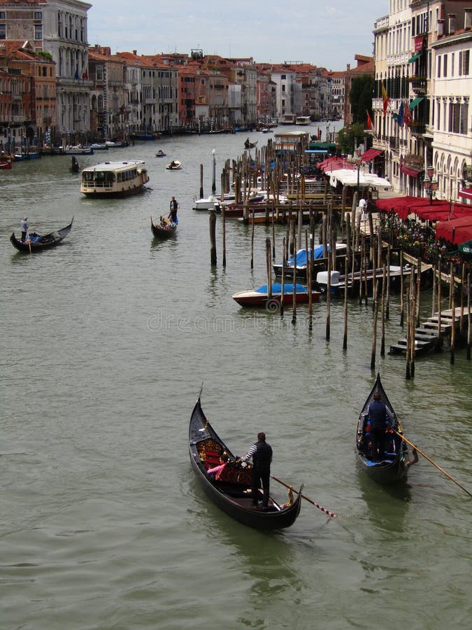 Gondole in Venice editorial stock image. Image of person - 228018024