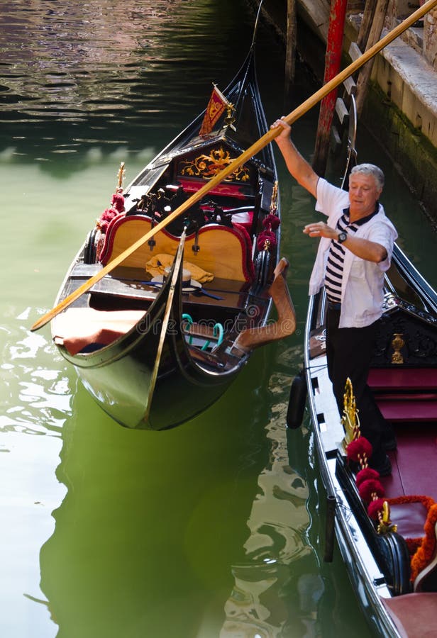 Gondolier editorial stock photo. Image of boats, grand - 37869898