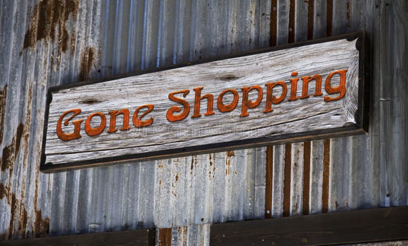 Gone Shopping. stock image. Image of business, retail - 38545393