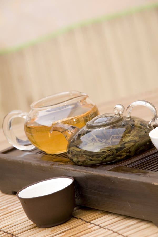 Gong Fu Set stock photo. Image of bamboo, culture, herbal - 13127836