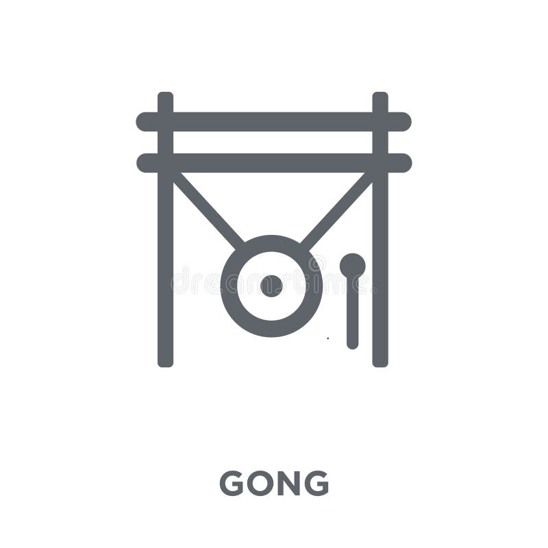 Gong Icon. Trendy Gong Logo Concept On White Background From Mus Stock ...