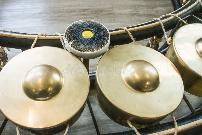 Gong is a Thai Musical Instruments Stock Photo - Image of sound ...