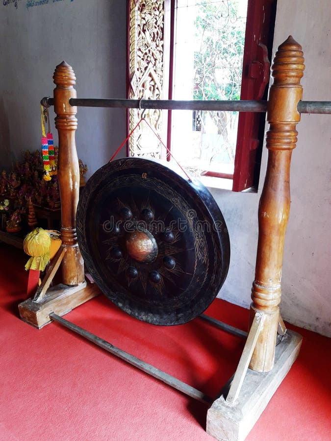 Gong Thai Musical Instruments Stock Image - Image of large, thai: 136085981