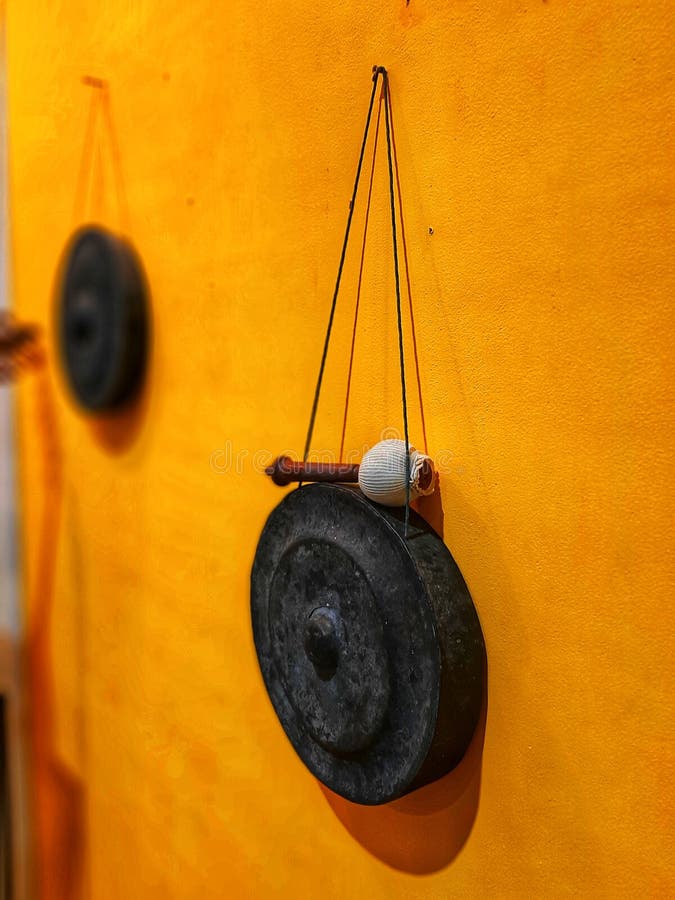 Gong Traditional Dikir Barat Instrument Stock Image - Image of guitar ...