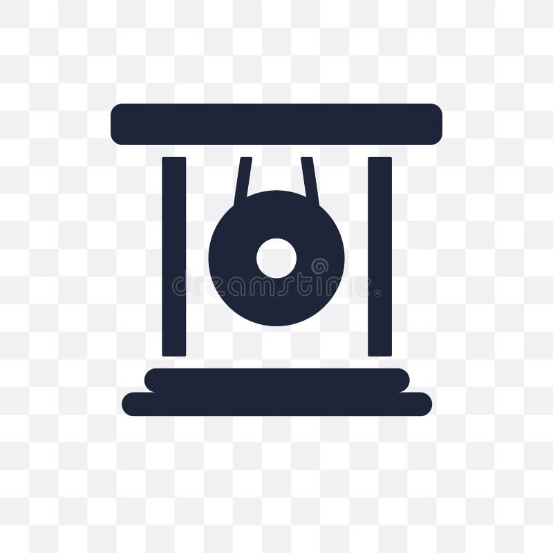 Gong Transparent Icon. Gong Symbol Design from Music Collection Stock ...