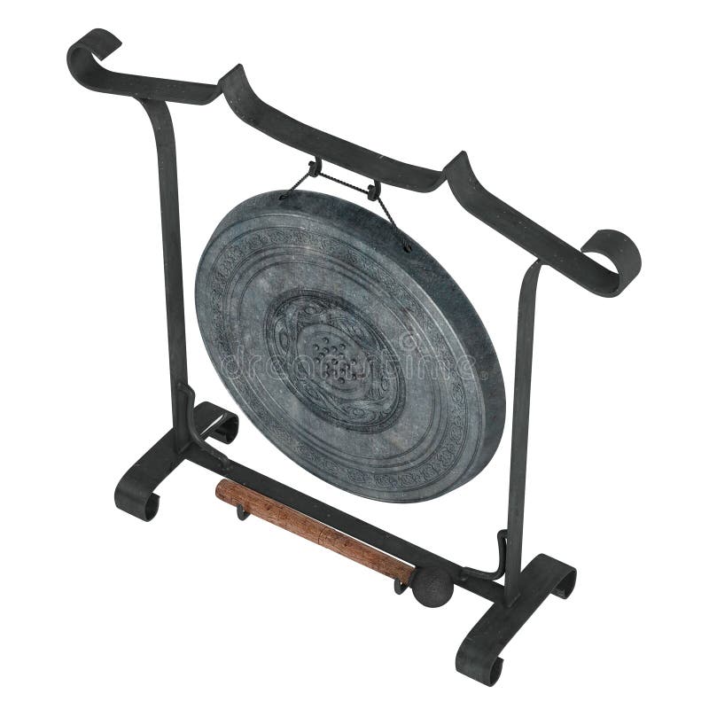 Gongo stock de ilustración. Ilustración de mazo, musical - 23119439