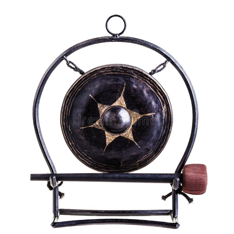 Gongo imagen de archivo. Imagen de golpe, metal, cimbal - 35150619