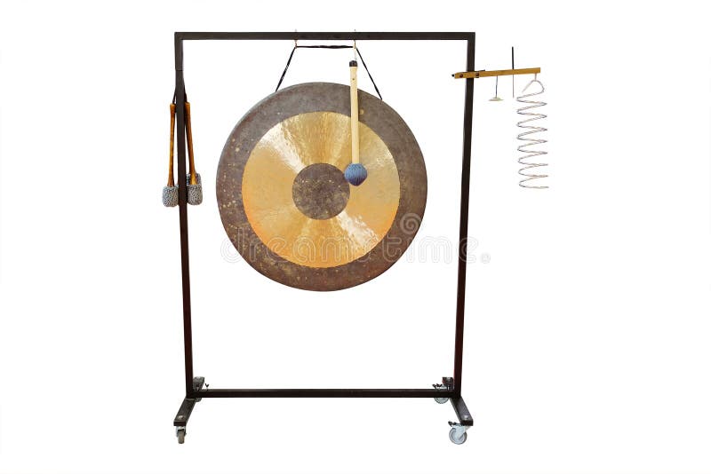 Gongo de Lanna foto de stock. Imagem de metal, estilo - 16314294