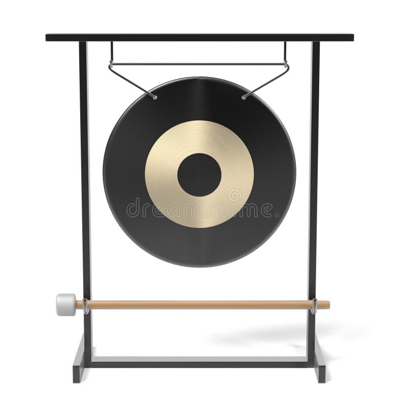 Gongo orquestral ilustração stock. Ilustração de conjunto - 70301039