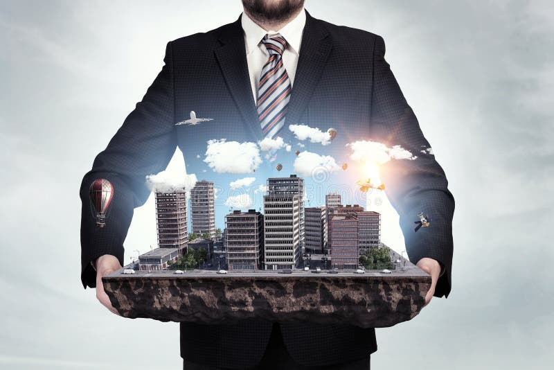 This is Gonna Be Best Development Project . Mixed Media Stock Image ...