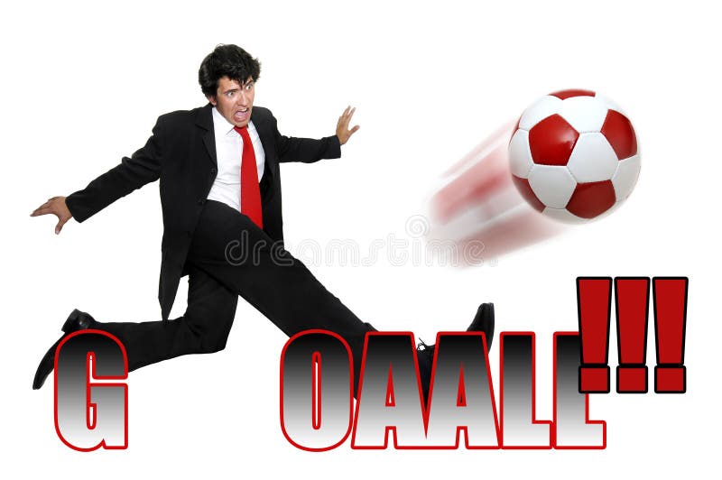 Gooaall!!!! stock photo. Image of player, active, businessman - 13482176