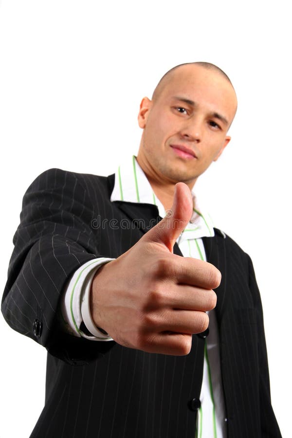 Emo thumb up stock photo. Image of smiling, casual, model - 9029002